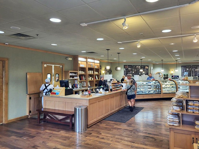 The bakery counter—a showcase of temptation where "I'll just look" ranks among history's most famous last words.