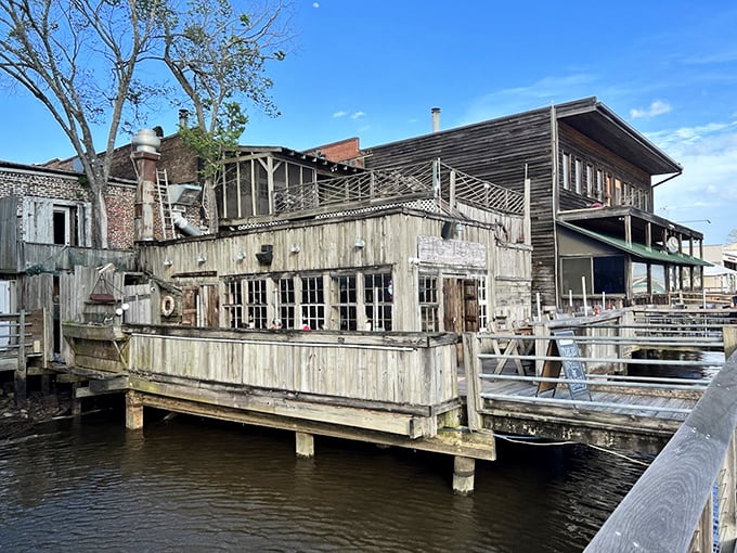 This weathered waterfront establishment has the perfect patina of authenticity – if a restaurant doesn't look like it could tell stories, I'm suspicious of the seafood.