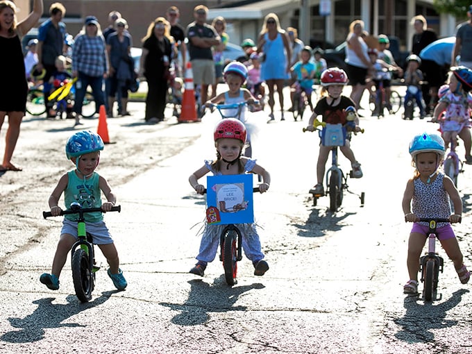 Future Tour de France champions start somewhere! Lancaster's kids' bike races combine childhood determination with training wheels – a recipe for pure, unfiltered joy.