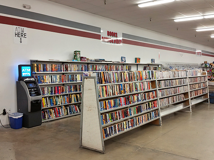 The book section rivals some small-town libraries, offering literary journeys for less than the price of a fancy coffee.