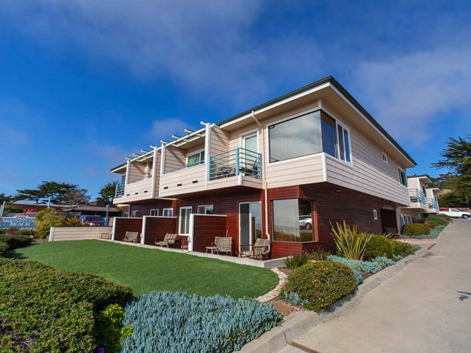 Modern coastal accommodations that understand the assignment: maximize those ocean views while keeping things stylishly understated.