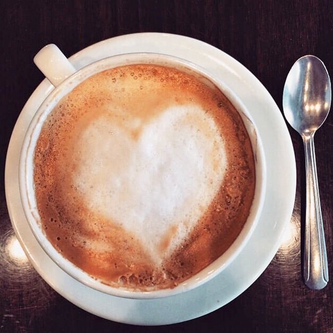 A cappuccino with a heart-shaped foam that says, "I was made with love, not just steamed milk." The perfect finale to your Italian feast.