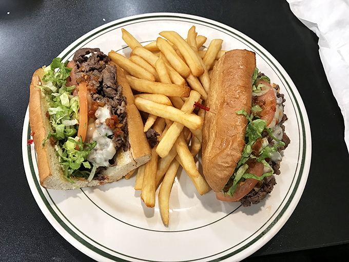 A cheesesteak that would make Philadelphia pause and nod with respect – no small feat.