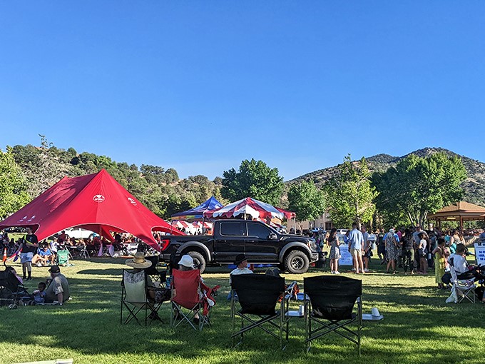 Community gatherings under the shade of pop-up tents – where Sierra Vista residents prove that the best social network doesn't require Wi-Fi.