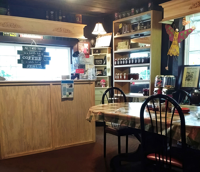 Where coffee flows freely and conversations happen naturally. This corner of the restaurant feels like your favorite aunt's kitchen on Sunday morning.