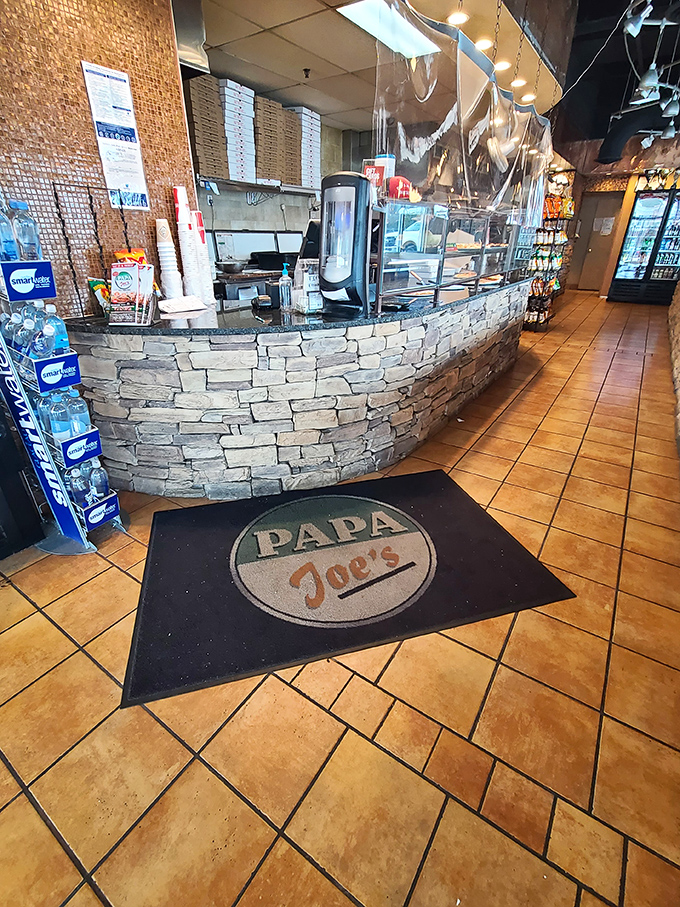The Papa Joe's welcome mat isn't just a floor covering—it's an invitation to join the club of those who know where real pizza lives.