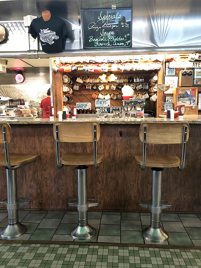 These counter seats have witnessed more morning revelations, first dates, and local gossip than any therapist's couch in Pennsylvania.