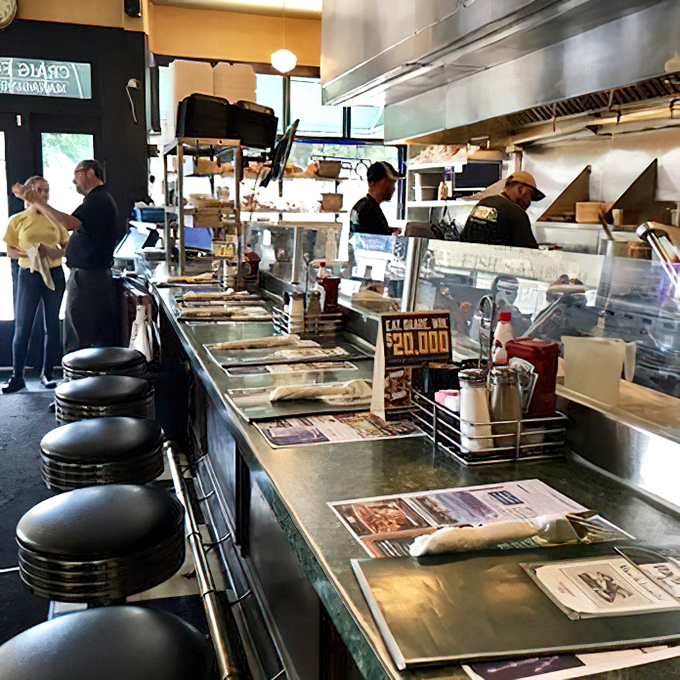 Counter culture at its finest. These seats offer front-row views to culinary magic and the chance to chat with staff who know their regulars' orders by heart.