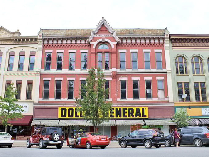 Even the Dollar General gets dressed up in Ridgway's historic downtown – talk about keeping up appearances.