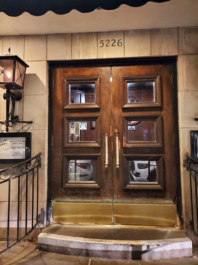 These doors have welcomed generations of pasta enthusiasts – the threshold between everyday life and "Is it inappropriate to lick my plate?" territory.