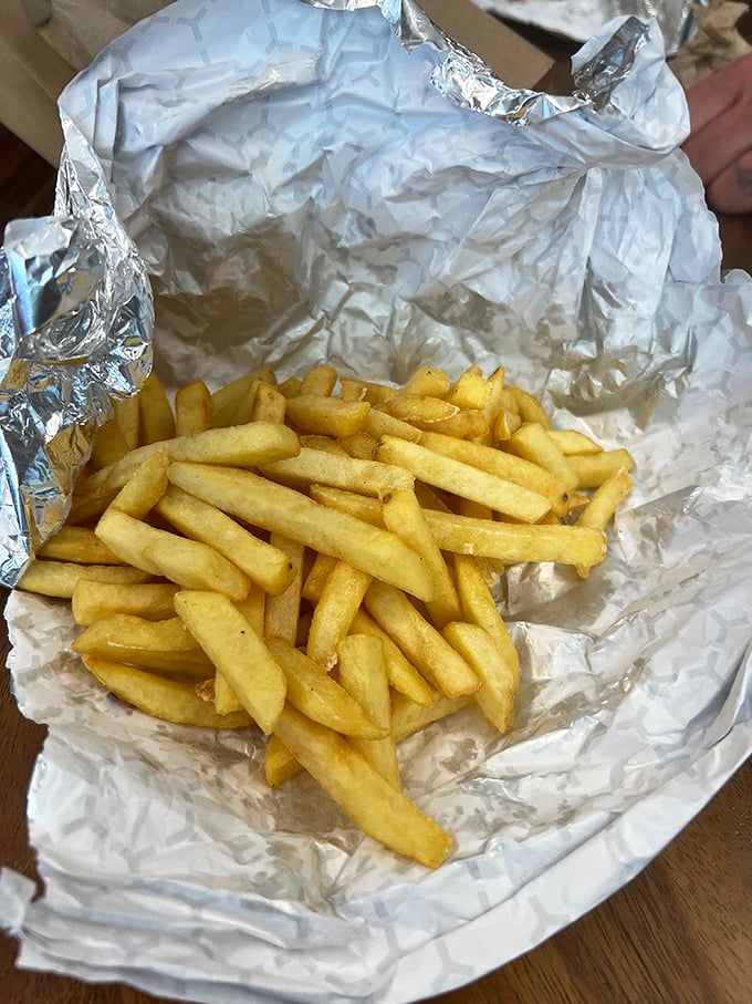 Even the french fries at 5 Brothers understand their assignment—golden, crispy, and unpretentious. The perfect sidekick to sandwich royalty.