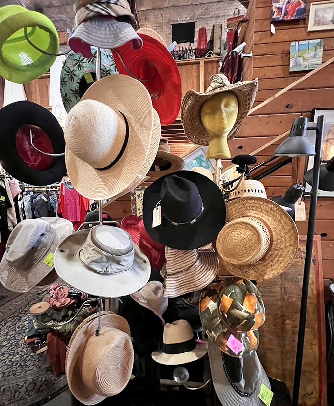Hat heaven for every personality—from safari explorer to Kentucky Derby spectator. That wide-brimmed straw number is calling my name.