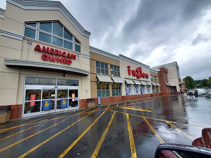 Even Brevard's grocery stores seem to have personality, standing ready for shoppers whether the mountain weather brings sunshine or sudden showers.