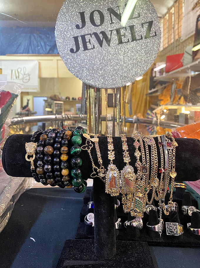 "Jona Jewelz" offers affordable bling that catches both light and attention – proving treasure doesn't always require a metal detector.