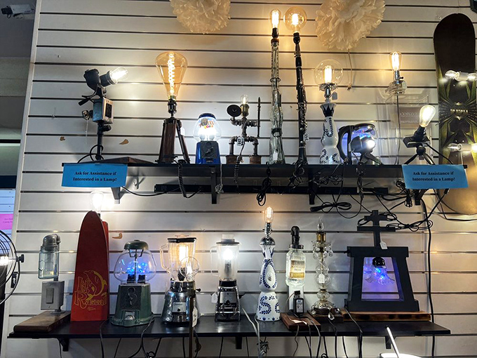 Illumination innovation through the decades – these aren't just lamps, they're conversation pieces that happen to brighten both rooms and faces.