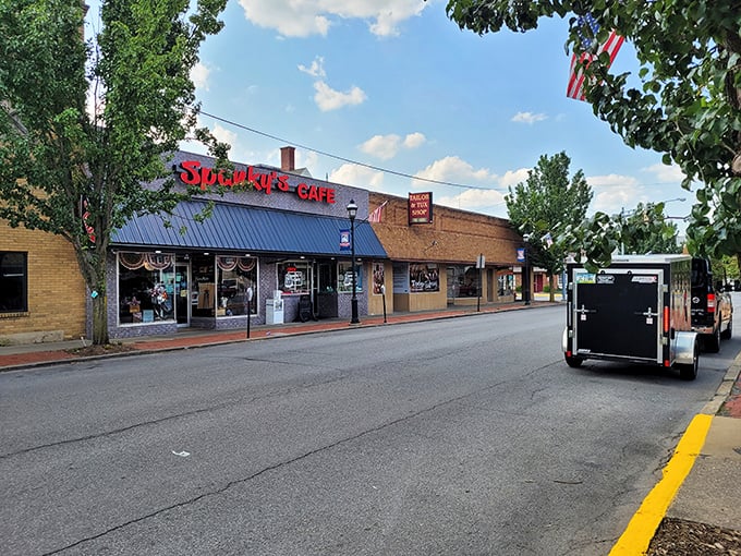 Streetside cafés like Ethan's offer morning fuel at prices that won't burn through retirement savings before your second cup.