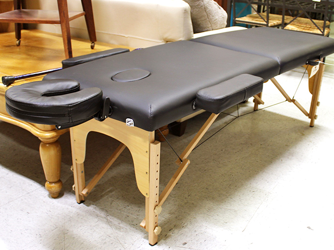 Not just any massage table—a portable path to relaxation. Someone's spa dreams could become your home wellness reality.