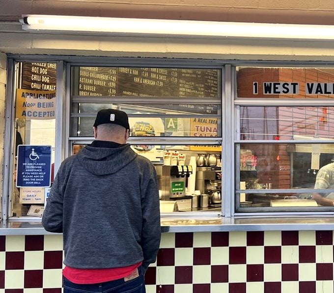 The ordering window—where hopes are high, decisions are difficult, and the reward is always worth the wait.