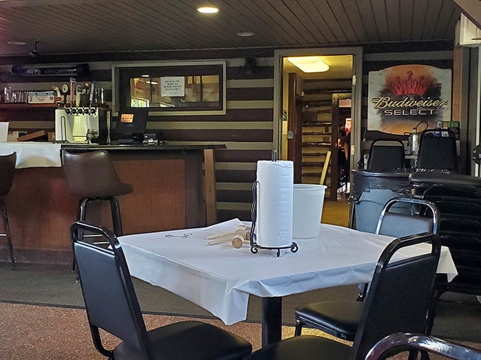 Log walls that have witnessed countless celebrations and everyday meals turned special. This isn't manufactured ambiance; it's authentic Maryland hospitality.