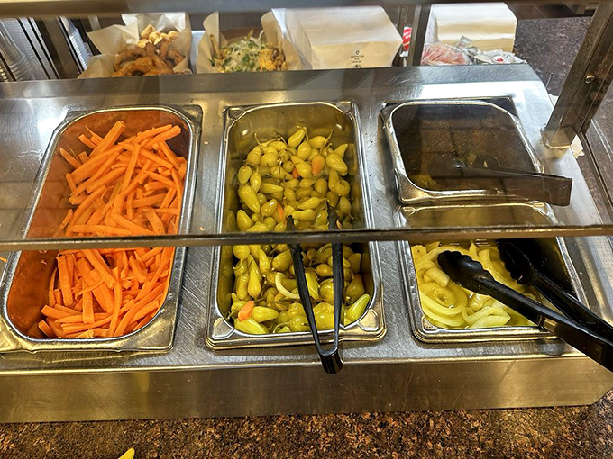The pickle bar tells you everything you need to know about a place – these aren't afterthoughts, they're essential supporting characters.
