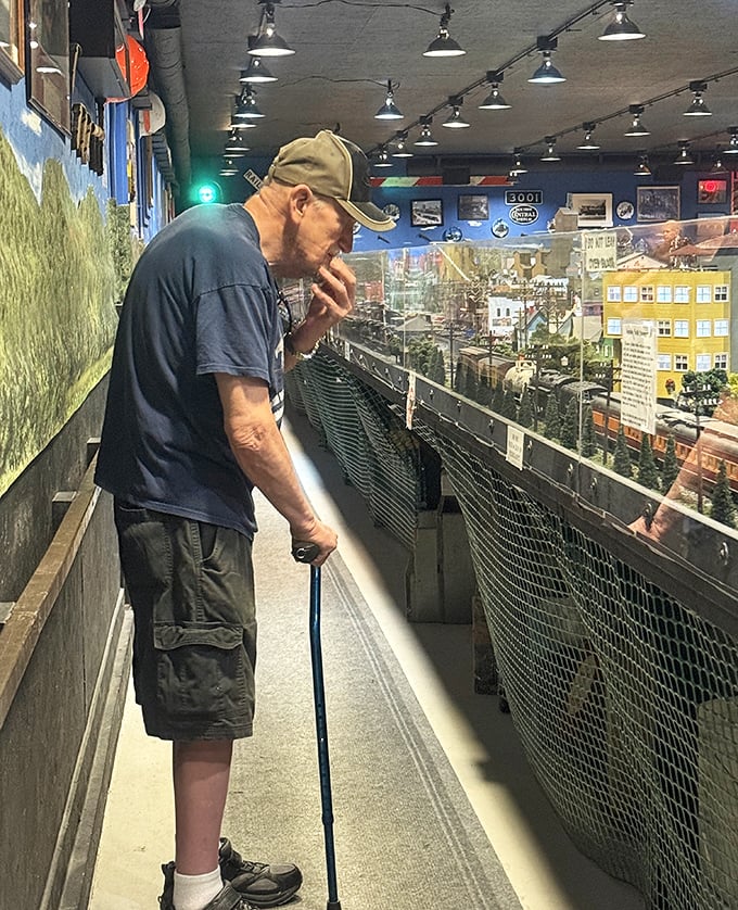 Contemplating the craftsmanship of miniature worlds requires the same reverence as viewing the Sistine Chapel—just with more train whistles.