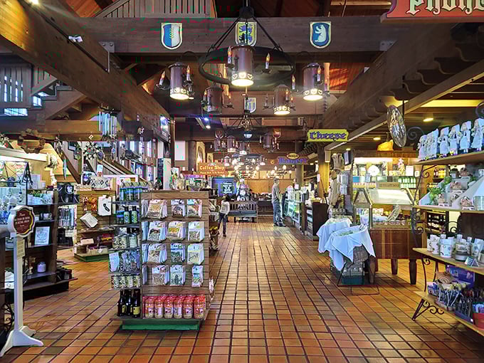 Not just a gift shop but a treasure trove of quirky souvenirs, where pea-themed merchandise becomes strangely irresistible after a satisfying meal.