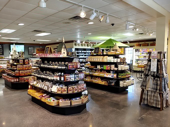 Shelves stocked with homemade treasures that make grocery store bread seem like cardboard.