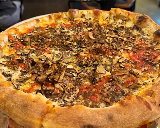 This mushroom pizza is what happens when fungi throw a party on perfectly charred dough. No invitation needed—just bring your appetite.