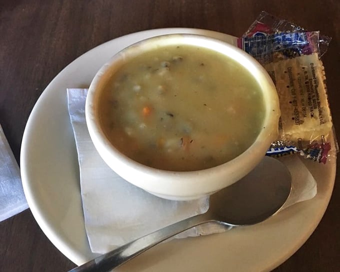 A steaming bowl of homestyle soup that tastes like your grandmother made it—if your grandmother was an exceptionally talented cook with decades of experience.