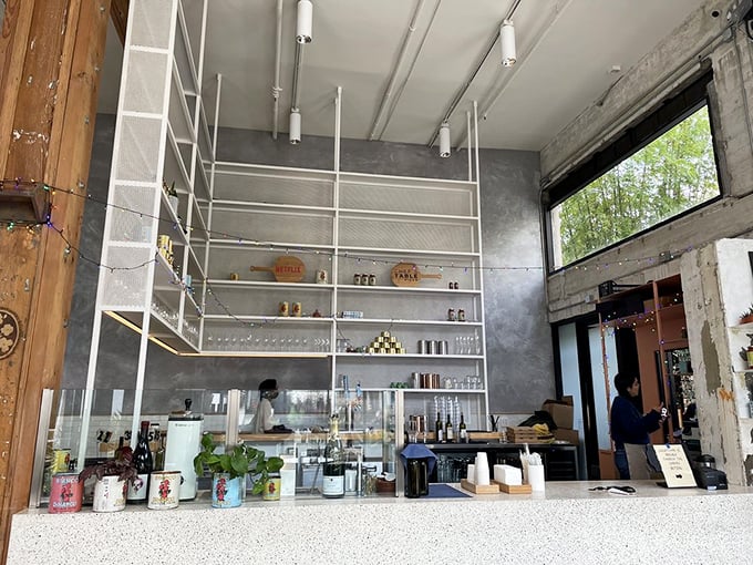 Behind every great restaurant is a thoughtfully designed workspace. Clean lines and organized shelving—the backstage to culinary theater.