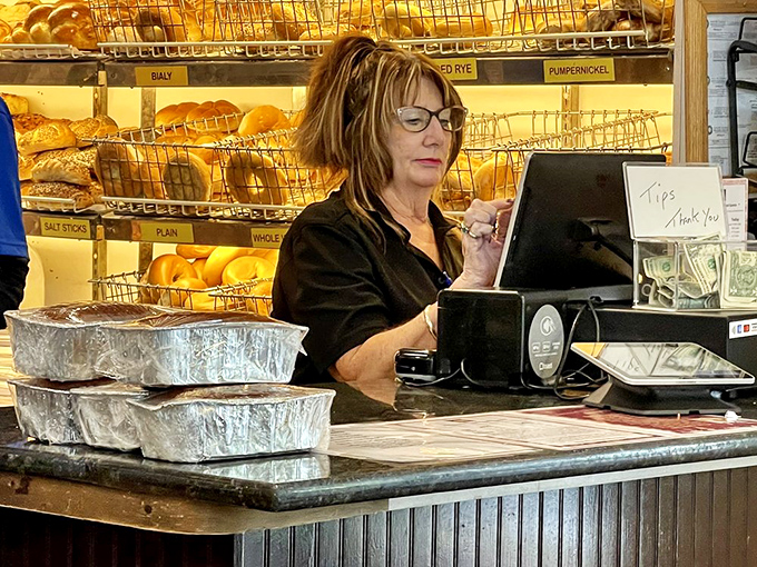 The staff works with the precision of seasoned professionals. In the deli world, these are the rock stars—minus the outrageous rider demands.
