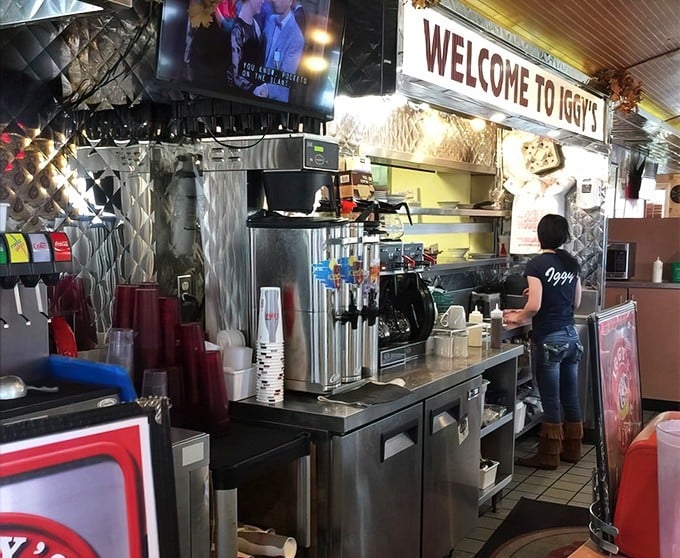 Behind every great diner is a hardworking staff. That "Welcome to Iggy's" sign isn't just decoration—it's the genuine sentiment that flavors every dish.