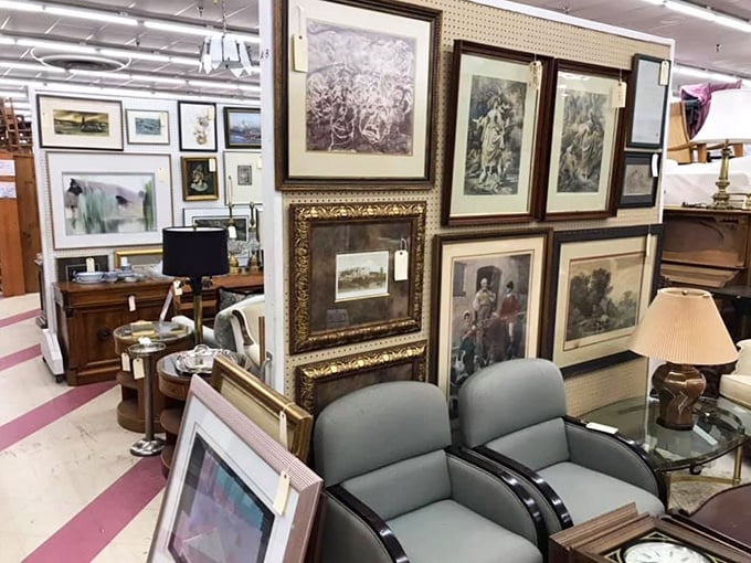 Vintage framed photos offer instant ancestors for anyone looking to add mysterious character to their walls.
