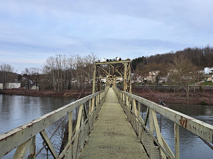 This walking bridge spans more than just water—it connects Leechburg residents to each other and to simpler pleasures across the Kiski.