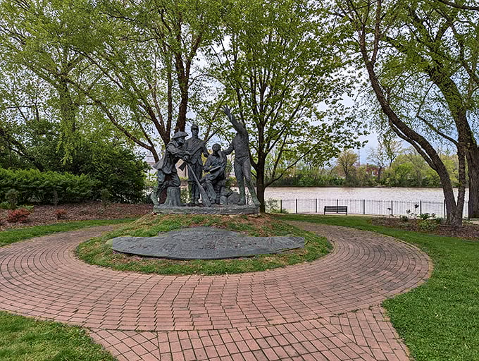 Zane Landing Park offers waterfront property access without waterfront property prices or pretentious neighbors.