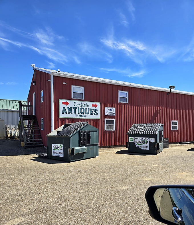 This isn't just another antique store – it's a time machine disguised as a red barn, where yesterday's necessities become today's treasures.