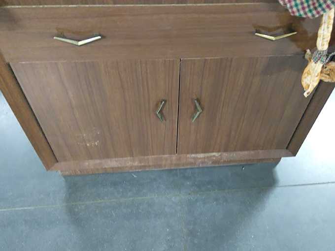 Mid-century modern or just vintage chic? This cabinet could be the statement piece your hallway's been missing—at a fraction of reproduction prices.