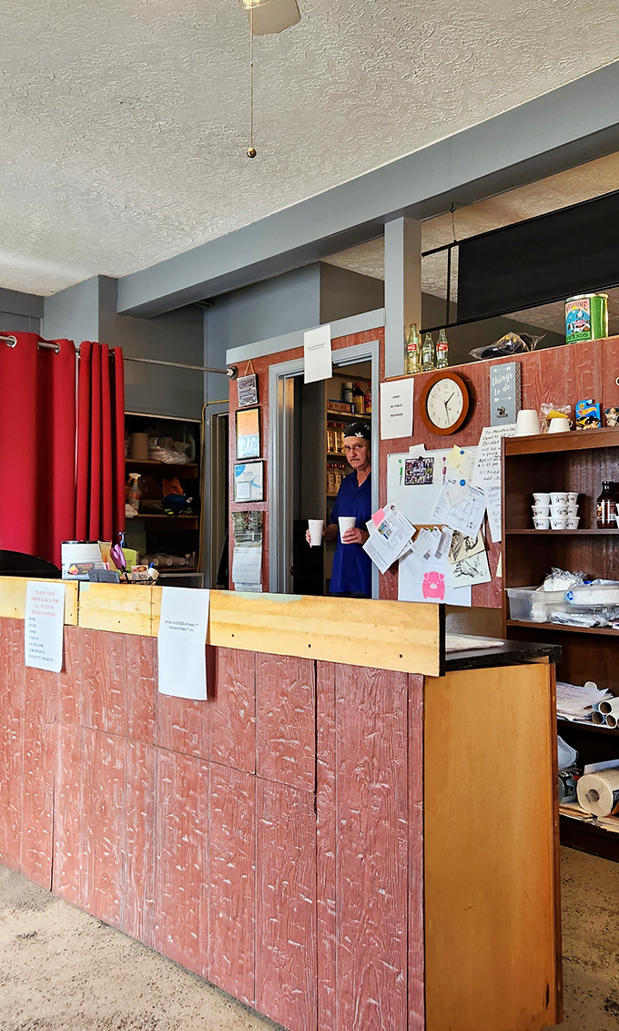 The counter where barbecue dreams come true. That moment of anticipation as your order is prepared is pure culinary suspense.