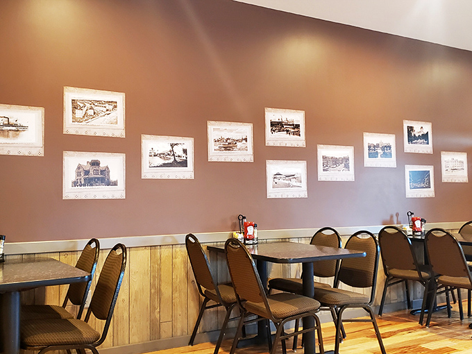 Little touches throughout remind you that you're not in a chain restaurant – you're in a place with history, personality, and genuine Sandusky soul.