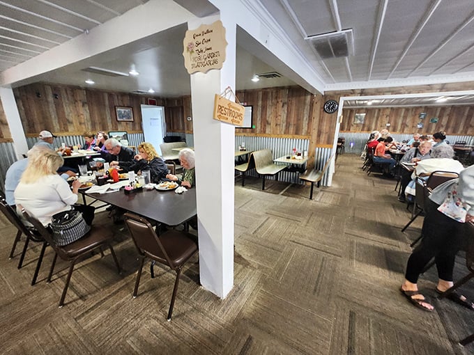 Morning in Tennessee looks like this—locals gathering around tables, sharing stories and breakfast, creating the community soundtrack that makes diners special.