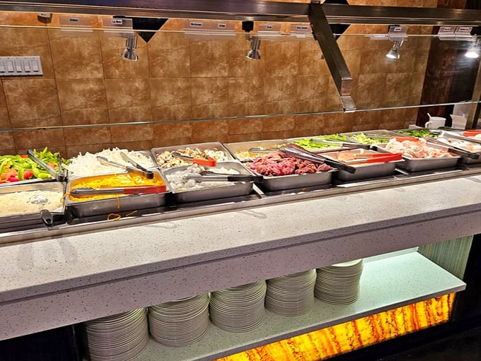 The salad bar – that place you promise yourself you'll visit first before inevitably being seduced by the siren call of crab legs and prime rib.