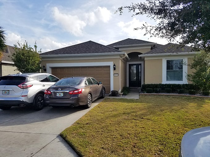 Home sweet home – where the driveway fits both your everyday sedan and the convertible you finally treated yourself to after decades of practicality.
