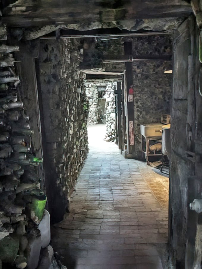 Stone corridors that whisper secrets of countless hours of labor. Each rock was placed by hand—a meditation in masonry that spans decades.
