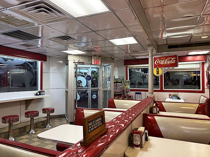 Counter seating isn't just efficient—it's theater with a view of short-order ballet that's been perfected over decades.