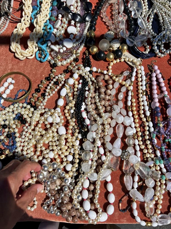 Pearls, crystals, and vintage beads create a treasure map of possibilities for jewelry lovers who know that history hangs best around the neck.