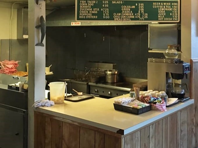 This humble kitchen produces seafood magic with equipment that would make celebrity chefs weep, proving fancy gadgets aren't the secret to deliciousness.