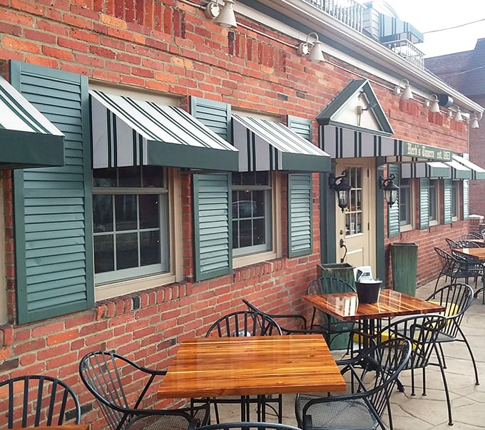 The outdoor patio—where summer afternoons stretch into evening, and "just one more beer" becomes the phrase of the day.
