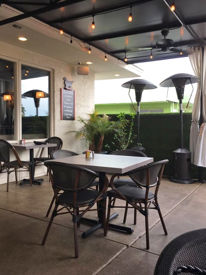 The patio offers al fresco dining where Arizona sunshine makes every bite taste even more magical.