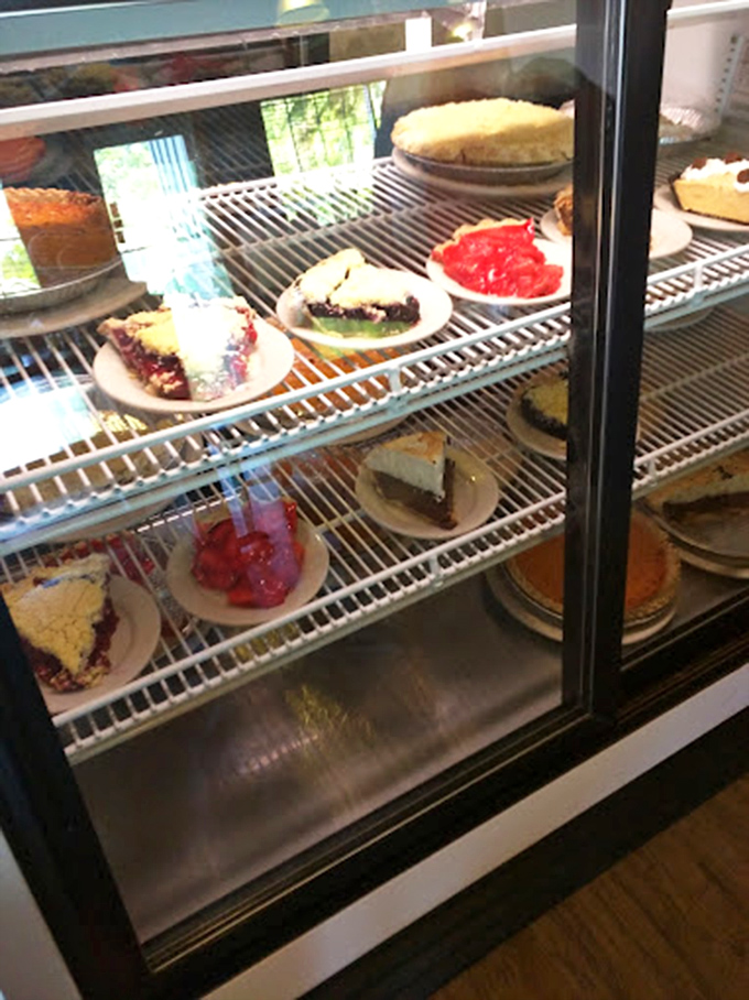 The dessert case—where willpower goes to die and "I'll just have a bite" becomes the lie we tell ourselves.
