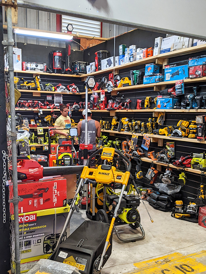 Tool paradise for the home improvement dreamer. Where projects begin with optimism and end with "I've got just the right tool now!" 